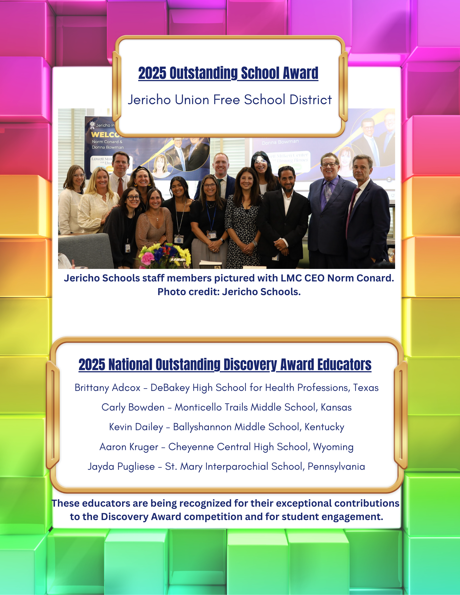 The Discovery Award | Lowell Milken Center