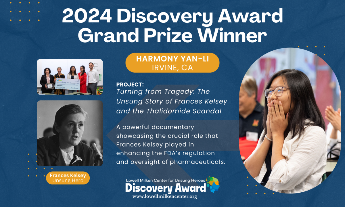 The Discovery Award | Lowell Milken Center