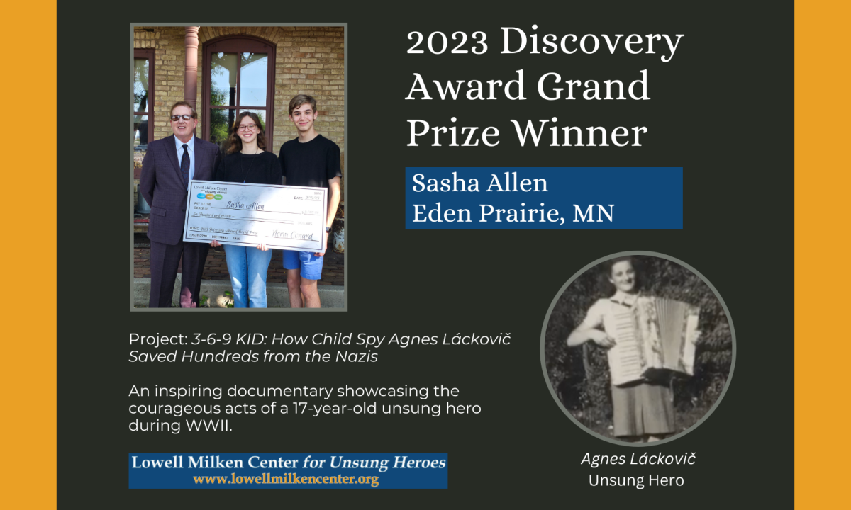 The Discovery Award | Lowell Milken Center